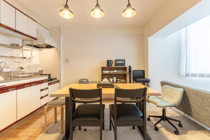 3-min Daikokucho｜2-min Namba｜up To 6｜private - Osaka, Japan