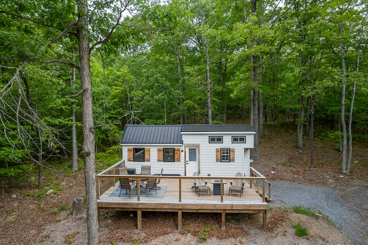 Massanutten Acres - 'Tiny Timber' Home On 48 Acres - Massanutten, VA
