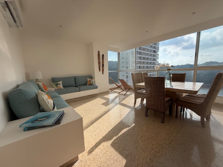 Depto. Con Vista Al Mar En Diamante - Acapulco