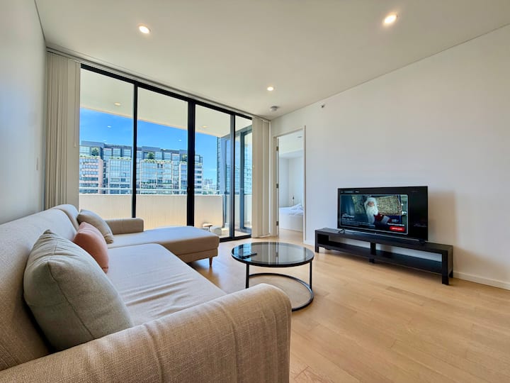 Bright 2br 2bath Apt W/ Parking Green Square View - Camperdown