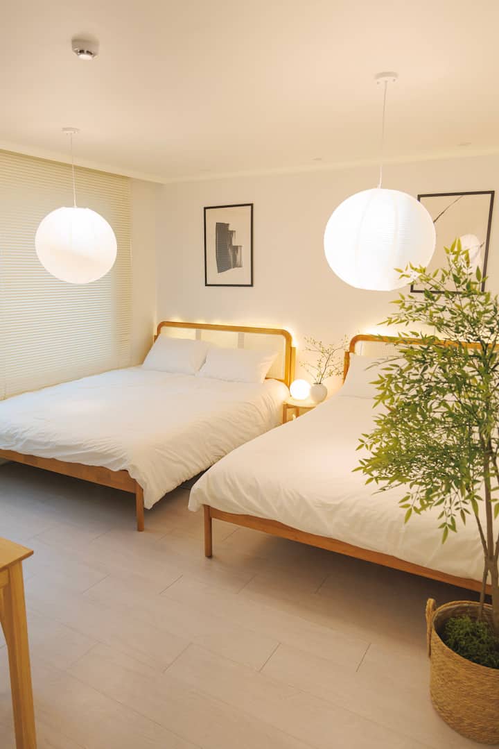 3인기준, 홍대,강남,명동,고척돔, 광화문 30분/서울대/지하철역5분/12시퇴실 - 석수동