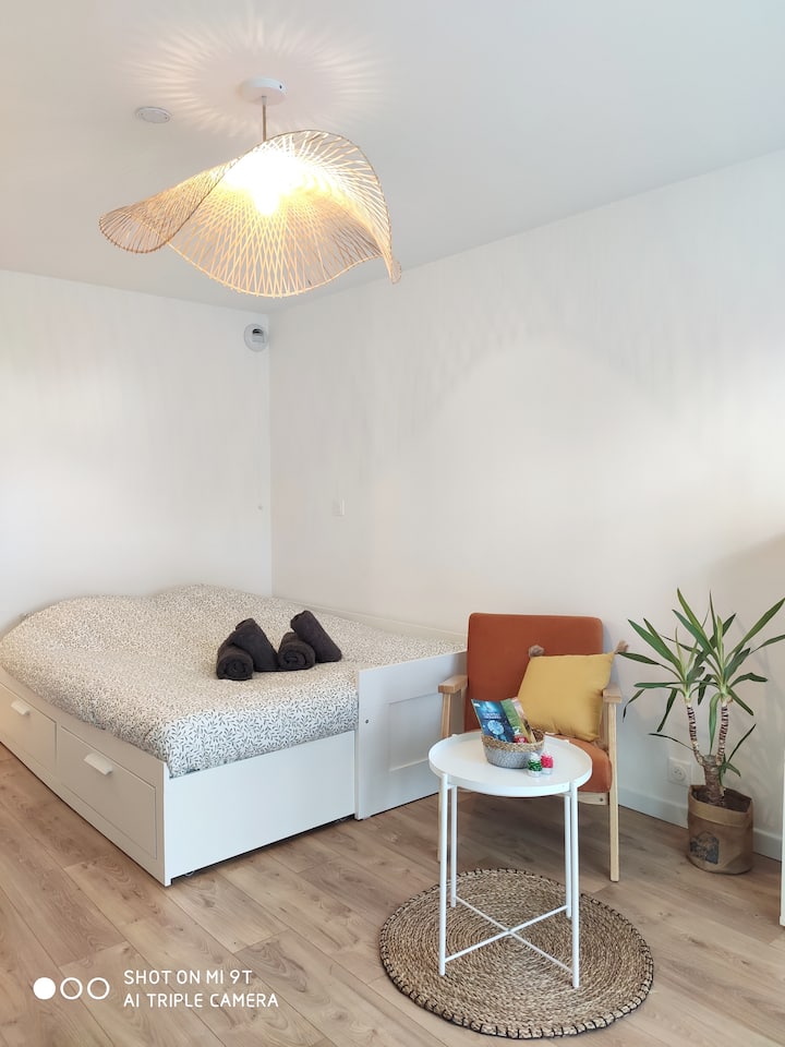 L’échappée Angevine - Calme Et Parking Privé - 昂傑