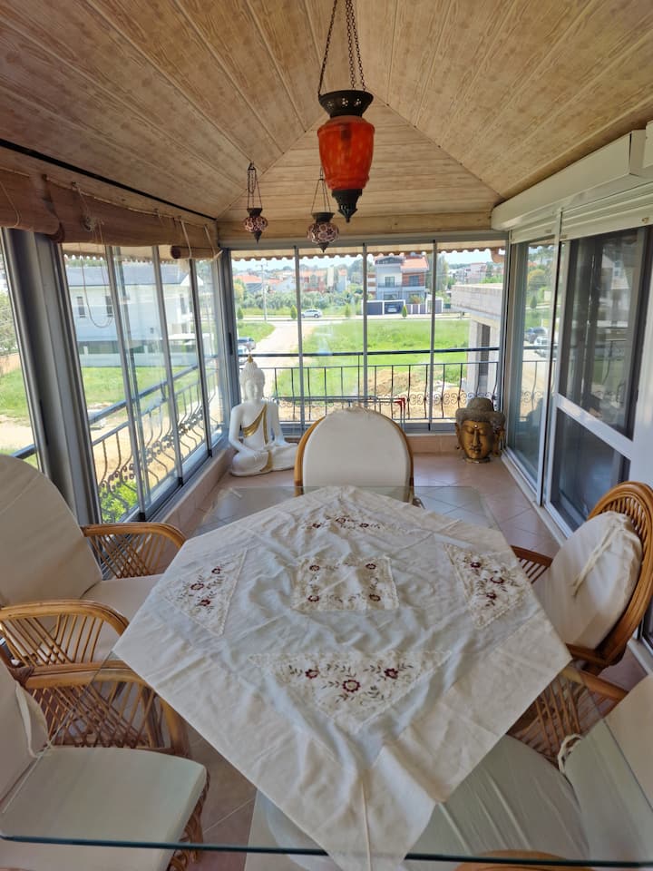 Denize Yürüme Mesafesinde Konforlu Ferah Konaklama - Side