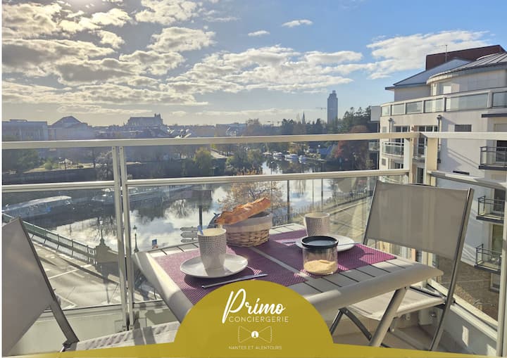 Au Fil De L'erdre - Appt Central (Parking & Vue) - Nantes