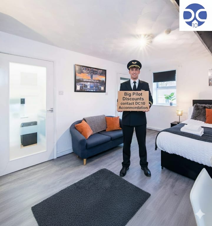 Pilot & Contractor Studio| Near Ema | Free Parking - Loughborough