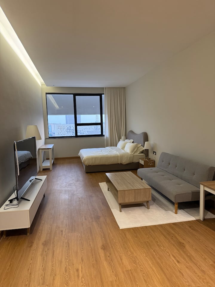 استديو أنيق مجهز بالكامل بالقرب من مركز المدينة - Riyadh