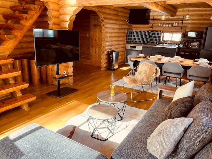 2 Min To Hakuba47 / Cozy Riverside Log Cabin - Hakuba