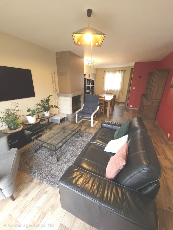 Maison Chaleureuse 4/6 Pers à 5 Min Du Futuroscope - Chasseneuil-du-Poitou