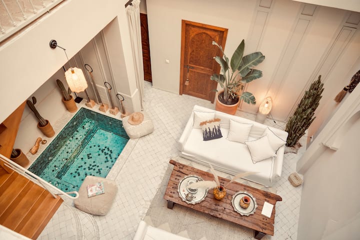 Josephine - Riad Avec Bassin Chauffé Et Rooftop - Maroc