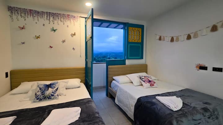 Apt5stars Mariposasdelquindio+wifi+kitchen+parking - Filandia