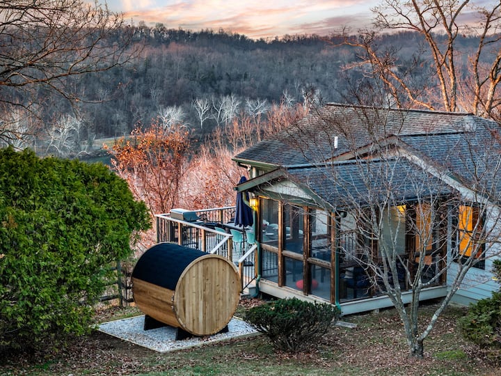 Riverviews, Sauna, Firepit, Gamerm, Wellness, Yoga - Harpers Ferry, WV