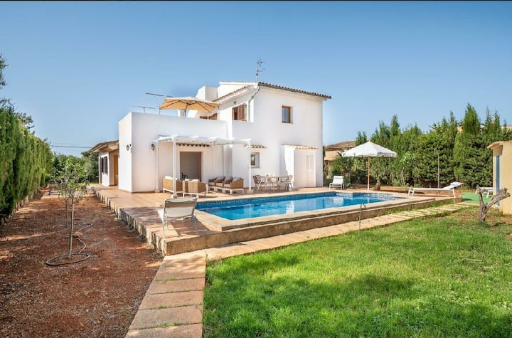 Pol, For 6 Persons With Pool In Portocolom - Portocolom