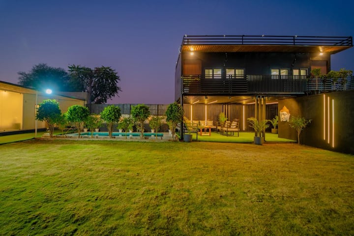 3bhk Farmstay Villa With Pool Sikar Road Jaipur - Chomu