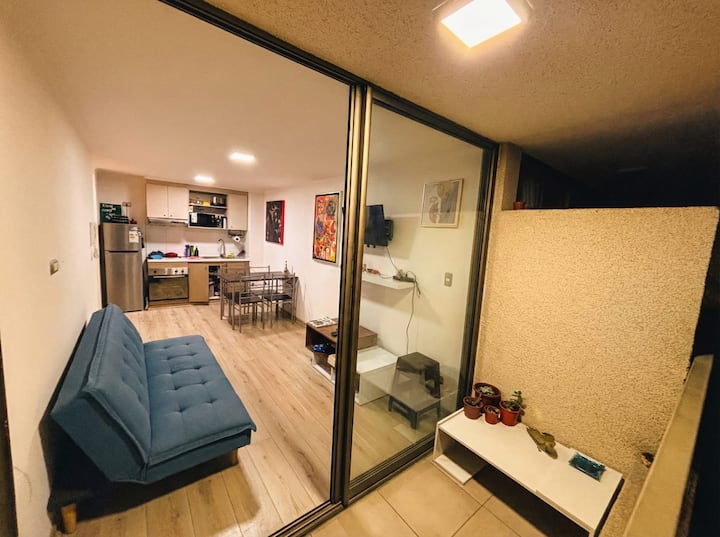 Dpto. 2 Min Metro Santa Ana - Piscina Y Terraza - Santiago, Chile