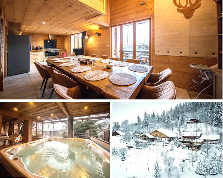 Grand Chalet Gérardmer, Rires & Vue Magique - Gérardmer