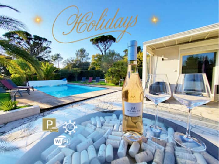 Valescure- Elégante Villa Tout Confort-6 Personnes - Saint-Raphaël