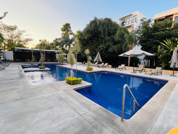 Bambú*pool*king Bed*ac*fast Wifi*balcony*parking - Puerto Vallarta