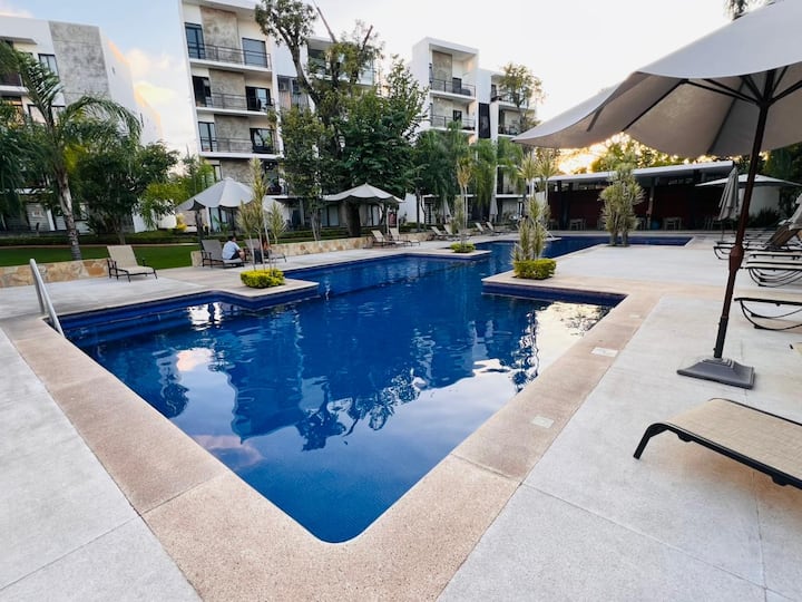 Pool*king Bed*ac*fast Wifi*balcony*basket Court - Puerto Vallarta