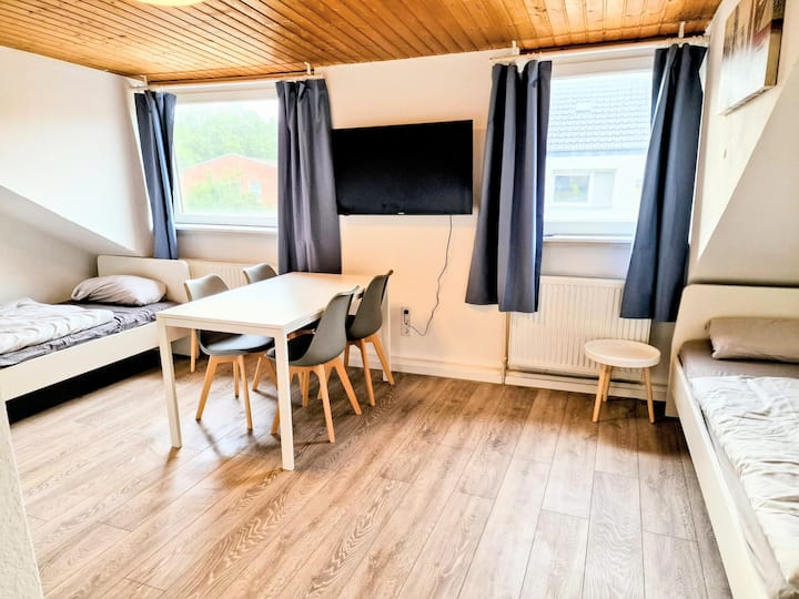Top Apt: Wifi, Full Kitchen, Single Beds - Bremen