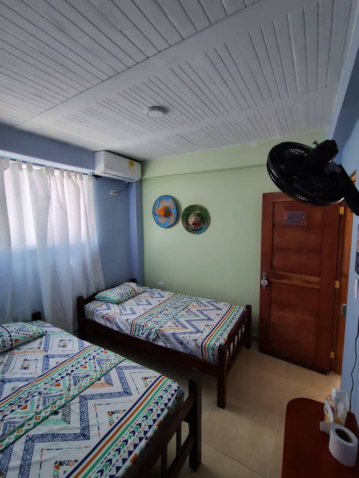 Hab. 2 Camas Individuales H Milimar-rincón Del Mar - San Onofre