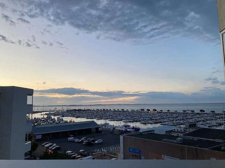 Studio Vue Sur La Mer Et Piscine Partagée - Arcachón