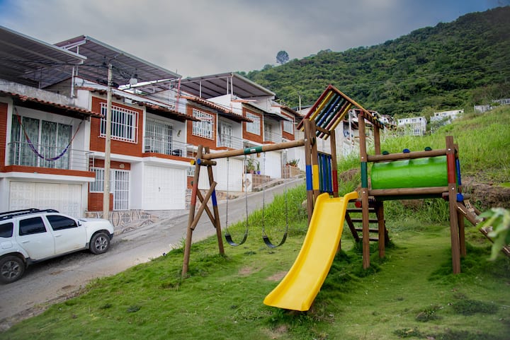 Casa Campestre San Gil | Terraza Bbq + Parqueadero - San Gil