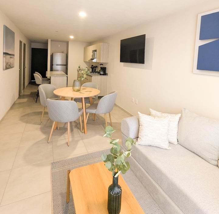 Gran Departamento Moderno Cerca De Parque Morelos - Mexico