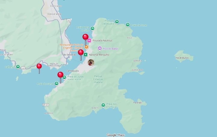 Poita P/ Atracação De Embarcações Centro Histórico - Ilhabela