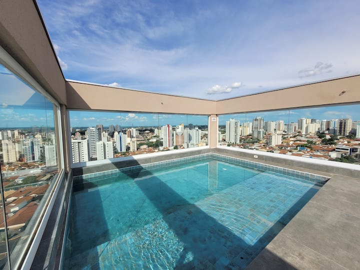 Azotea Con Piscina Cerca De La Usp | Facop | Cpo - Bauru