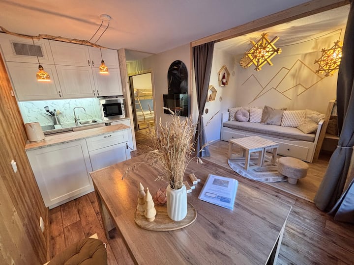 Appartement 35m² 6/8 Couchages Au Pied Des Pistes - Saint-François-Longchamp