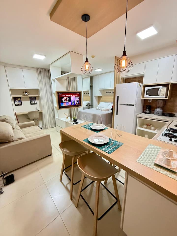 Studio Moderno E Completo - Espaço Favoreto 316 - Brasília