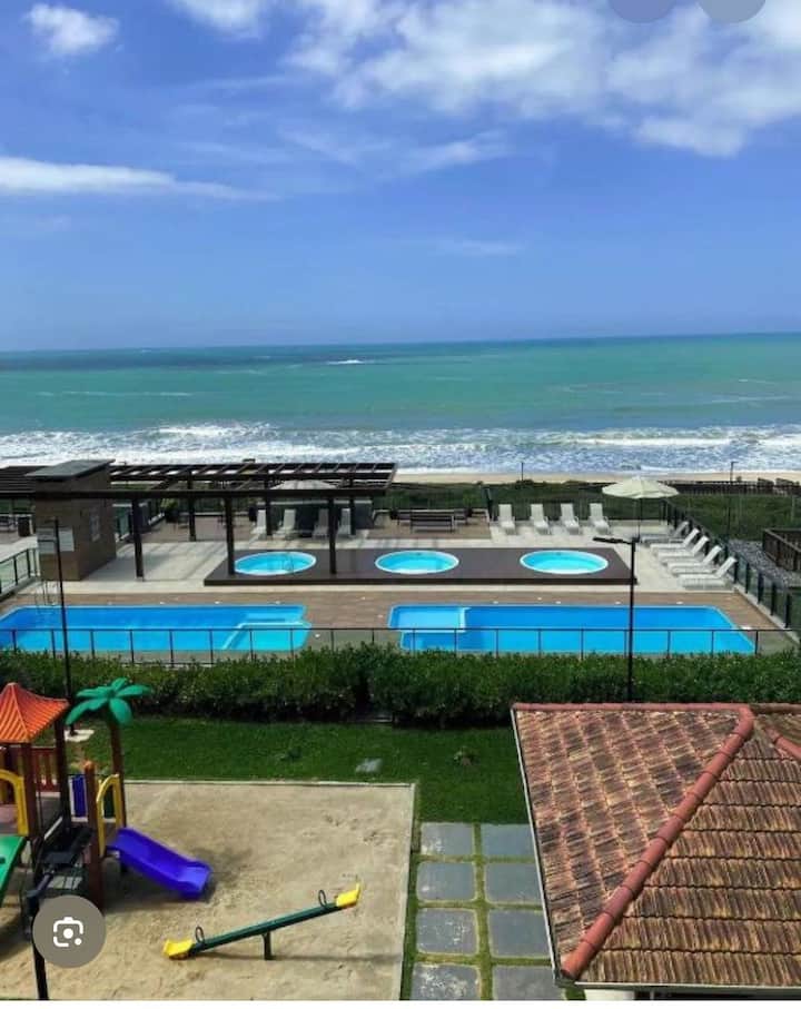 Apartamento Vista Mar Todos Comodos, Pé Areia Novo - Barra Velha