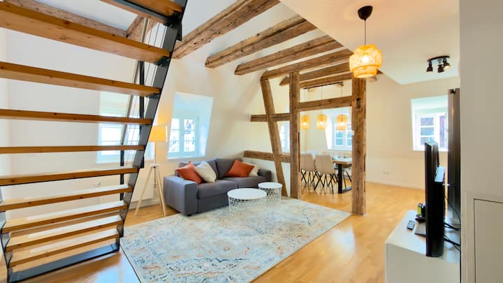 Ludwigshome: Zentra L 90qm, Free Parking & Kaffee - Kornwestheim