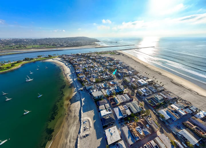 Amazing Views/ Beach House & Roof Top Deck/parking - Mission Bay, CA
