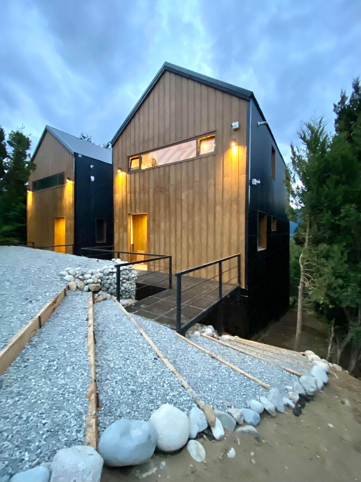 Cabane avec vue imprenable sur le lac Gutiérrez - Maisons à louer à San ...