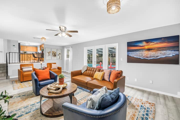 Spanish Med Retreat |Private Pool | 6 Min To Beach - Indian Shores, FL