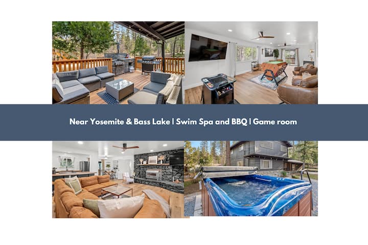 Spacious Swim Spa, Close To Attractions, Game Room - California