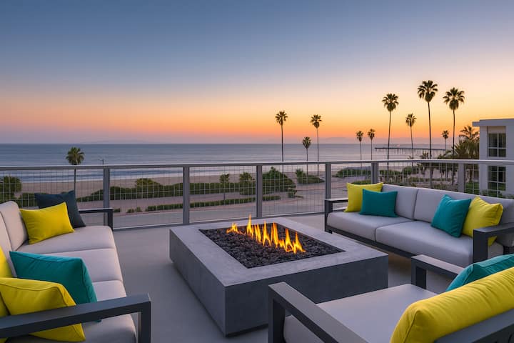 Ocean Views 2br 2ba +Pool+jacuzzi+w/d+free Parking - Redondo Beach, CA