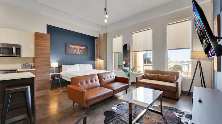 Downtown Loft Walk To Convention Center Sleeps 5 - Cedar Crest - Dallas