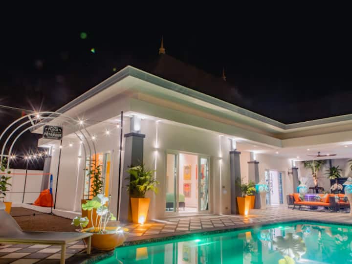 Baan Sasha Colorful And Unique New Pool Villa. - Krabi