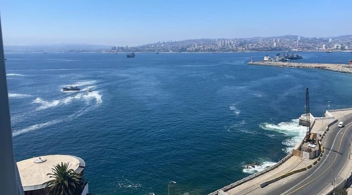 Año Nuevo Frente Al Mar. Increíble Vista. - Valparaíso