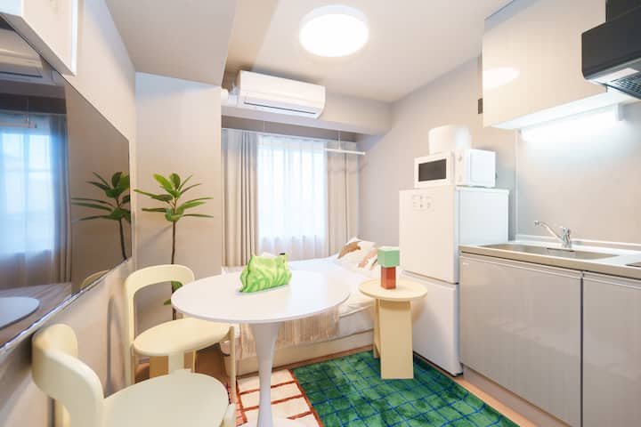 B 20 Min To Haneda & Yokohama｜24㎡ Cozy Apt - 川崎市