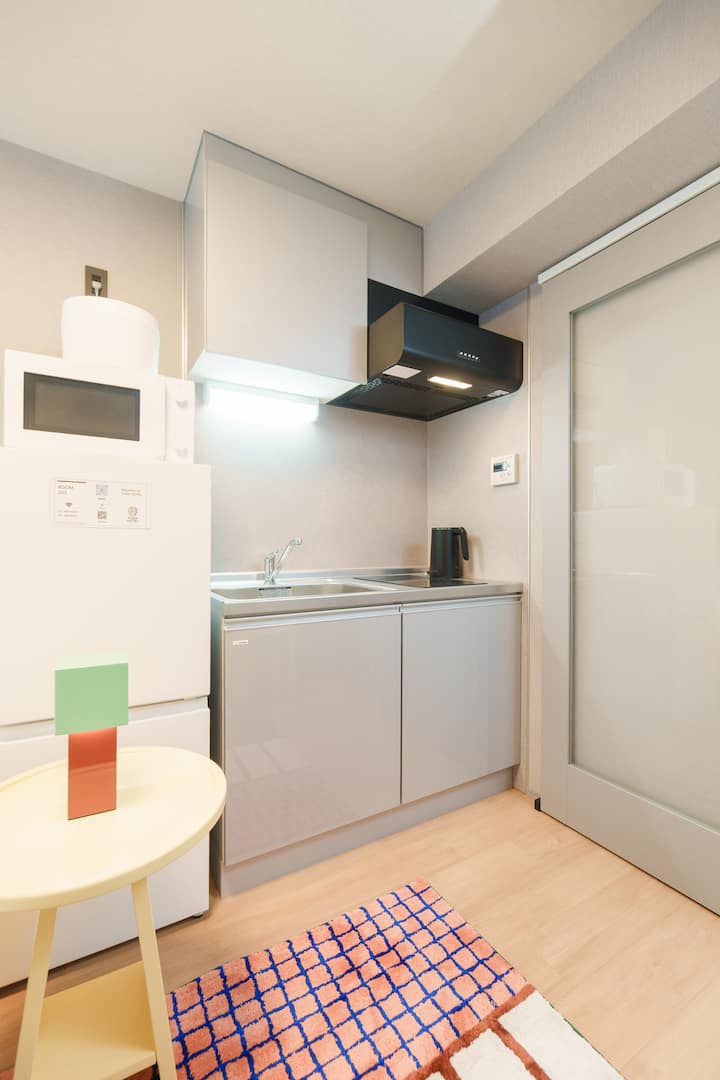 B 20 Min To Haneda & Yokohama｜24㎡ Cozy Apt - Kawasaki