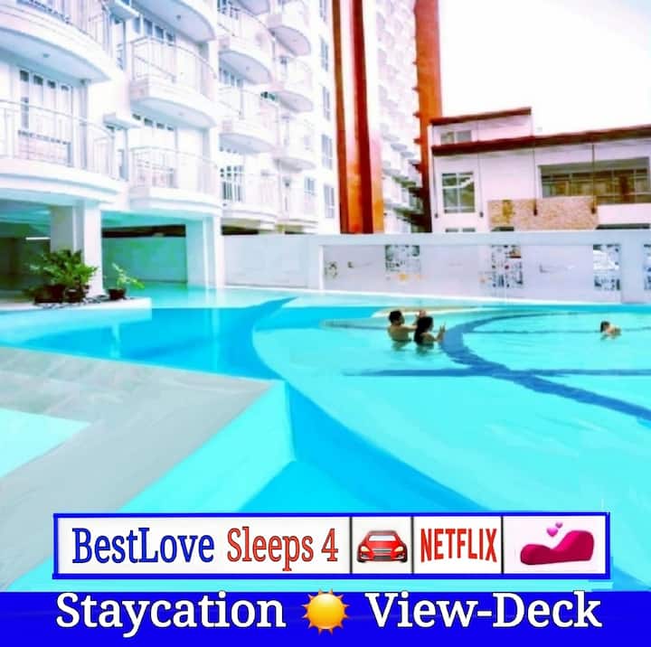 Bestlove 1br *View-deck *Parking *Netflix - Tagaytay