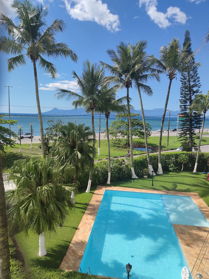 Ap Frente Ao Mar Com Vista Para A Ilha Bela! - Caraguatatuba