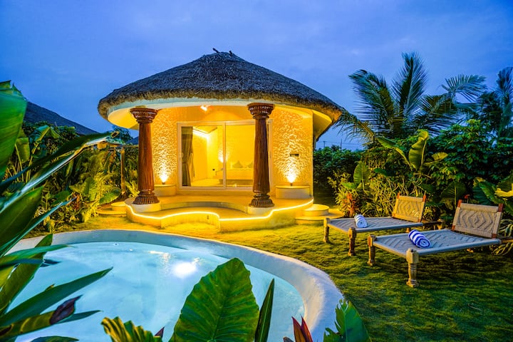Pet-friendly Villa-style Suite W/lawn &Plunge Pool - Mahabalipuram