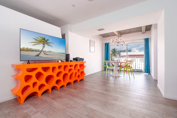 Stylish Miami Beach 2br | Balcony + Free Parking - Miami Beach