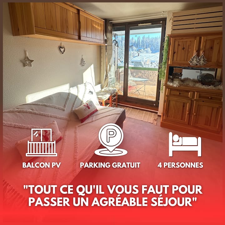 Studio, Au Cœur Du Village - Lamoura