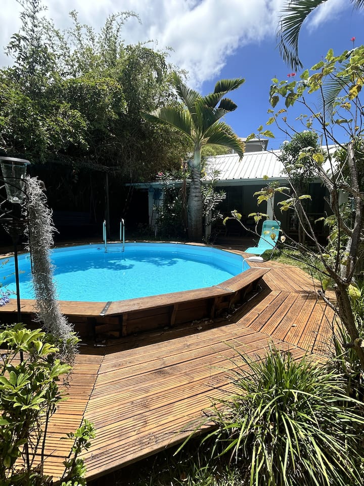 Latikaz, Piscine Privée, Idéal Pour 8/10 Personnes - La Réunion