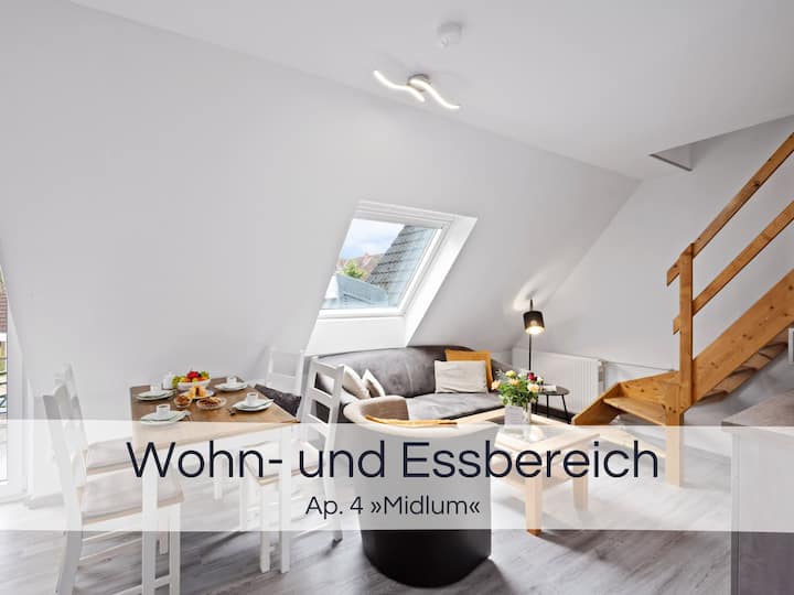 Haus Tide Midlum | Ruhig Wohnen In Spo Mit Balkon - Sankt Peter-Ording